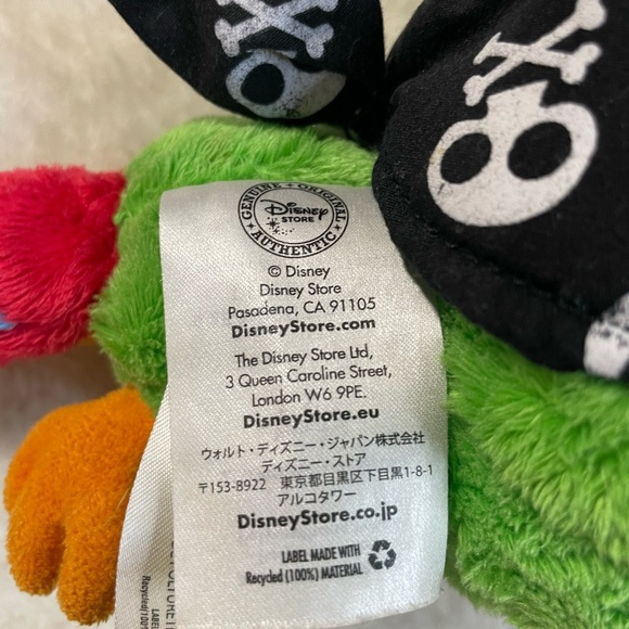 Toys | Disney 5 Skully Plush Parrot | Poshmark